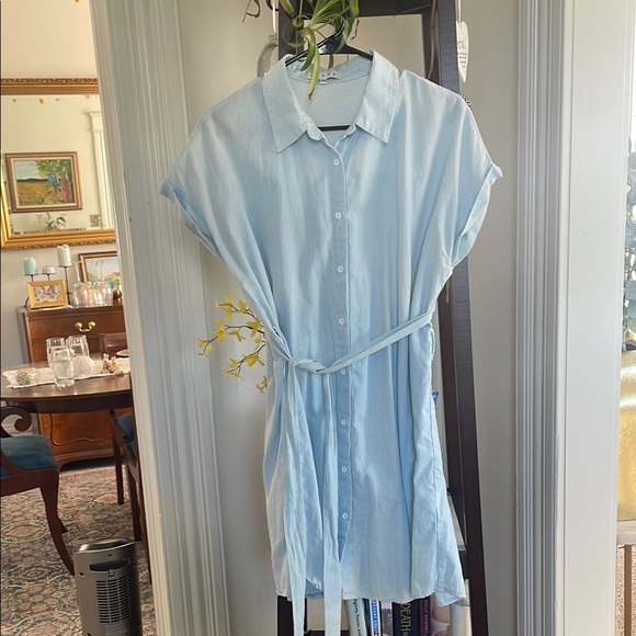 HYFVE | Dresses | Light Blue Buttonup Dress | Poshmark